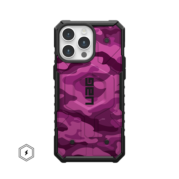 Pathfinder Case With MagSafe For Apple iPhone - Arctic Pink Camouflage