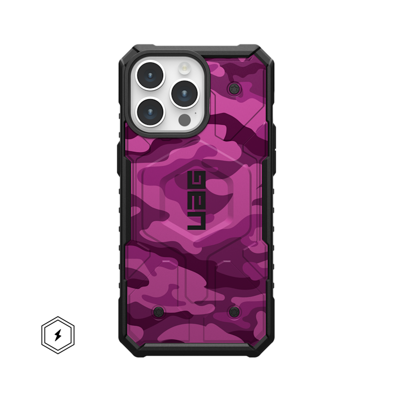 Pathfinder Case With MagSafe For Apple iPhone - Arctic Pink Camouflage