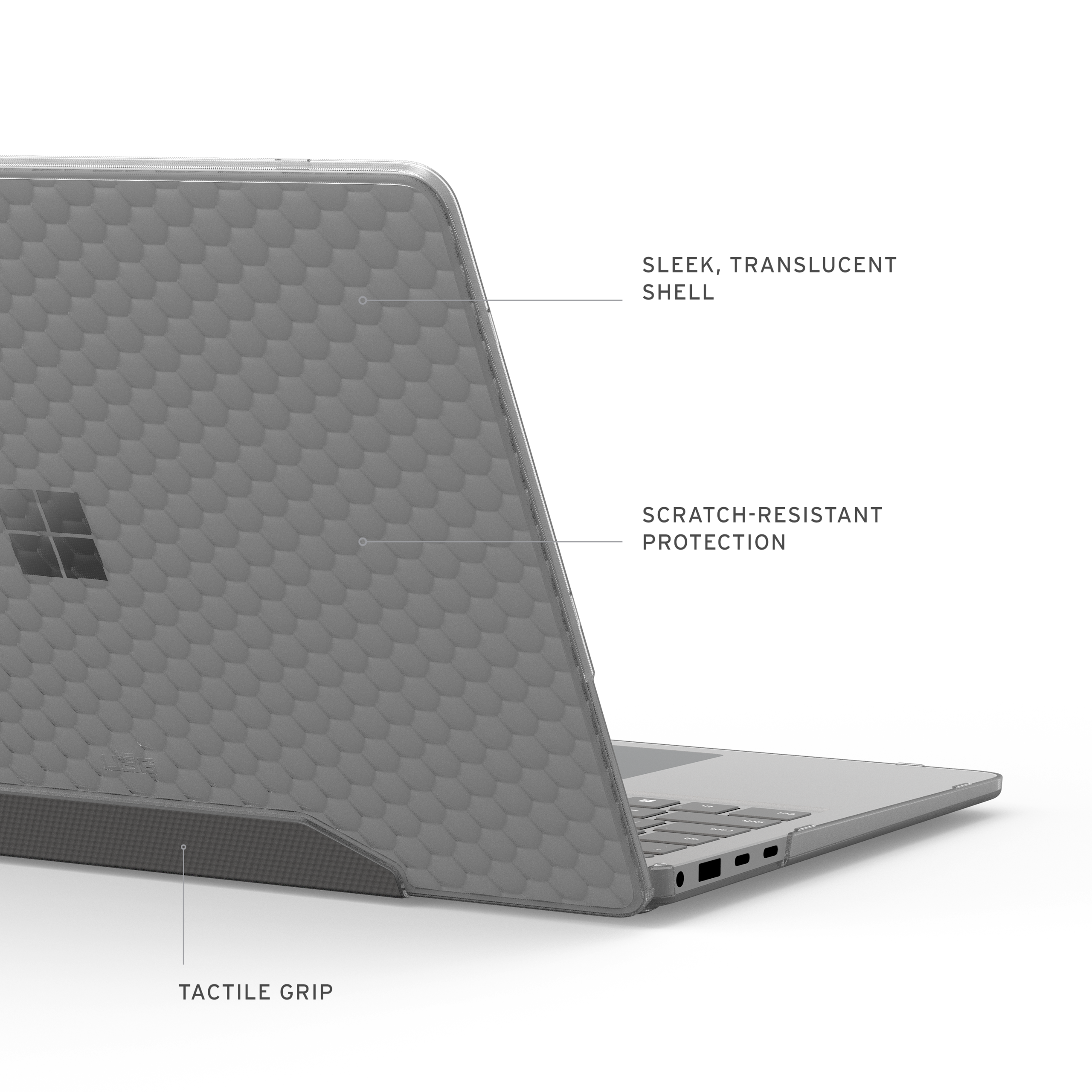 UAG Surface Laptop (8/7th Gen) 13.8" Case Impact-Resistant, Translucent ...