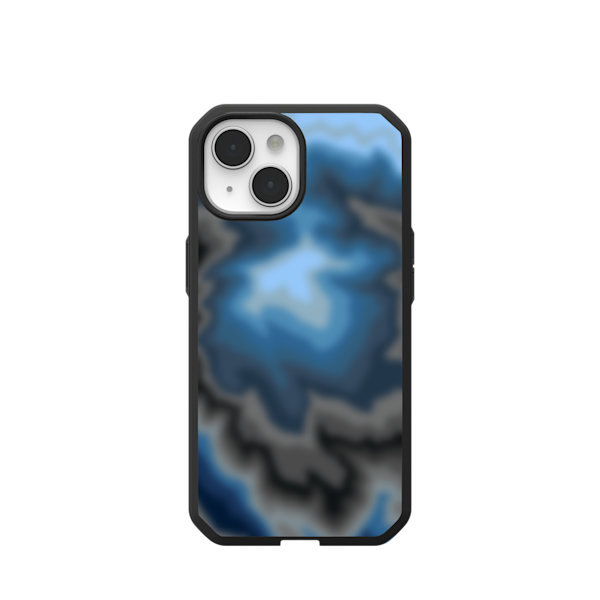 เคส Pathfinder พร้อม MagSafe สำหรับ Apple iPhone - ลาย Tie Dye สีฟ้า