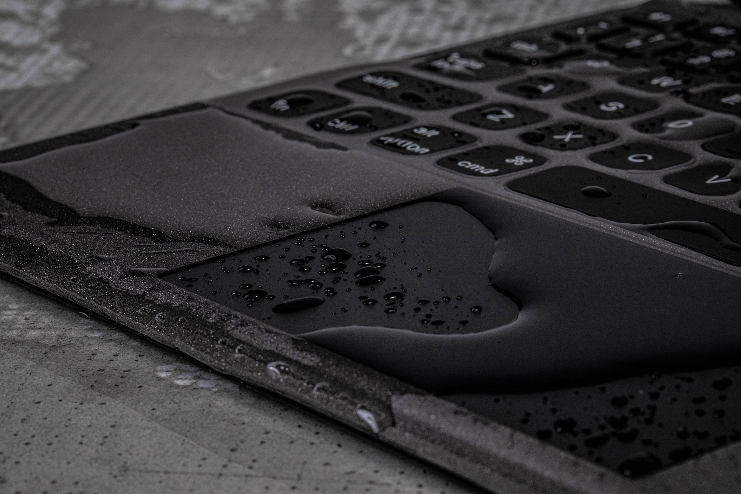 Rugged Bluetooth Detachable Keyboard with Trackpad & Backlit Keys Case ...