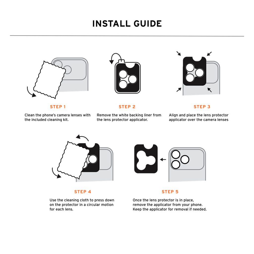 UAG Lens Shield for iPhone 17 Pro Max Aluminosilicate Glass, HD Clarity ...