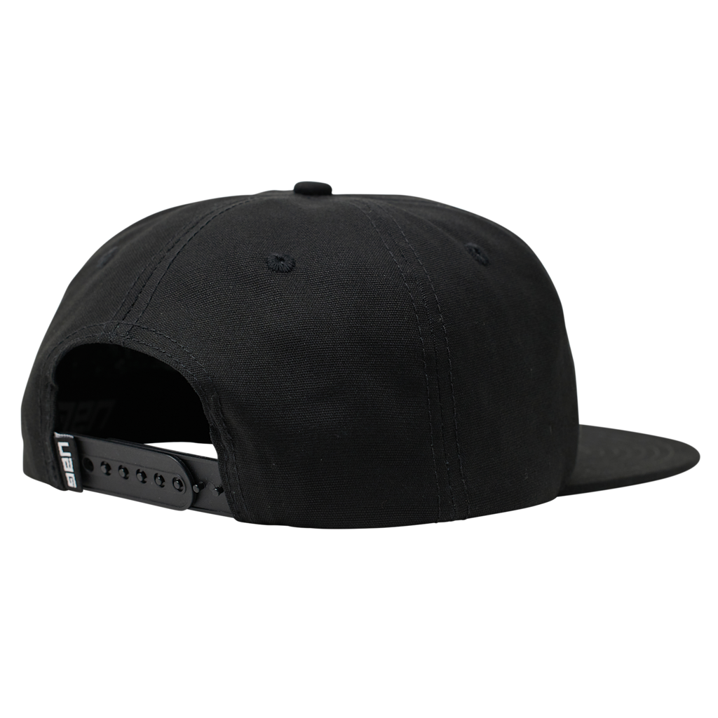 Gorra UAG Circle Stamp Snapback de sarga de algodón de 5 paneles