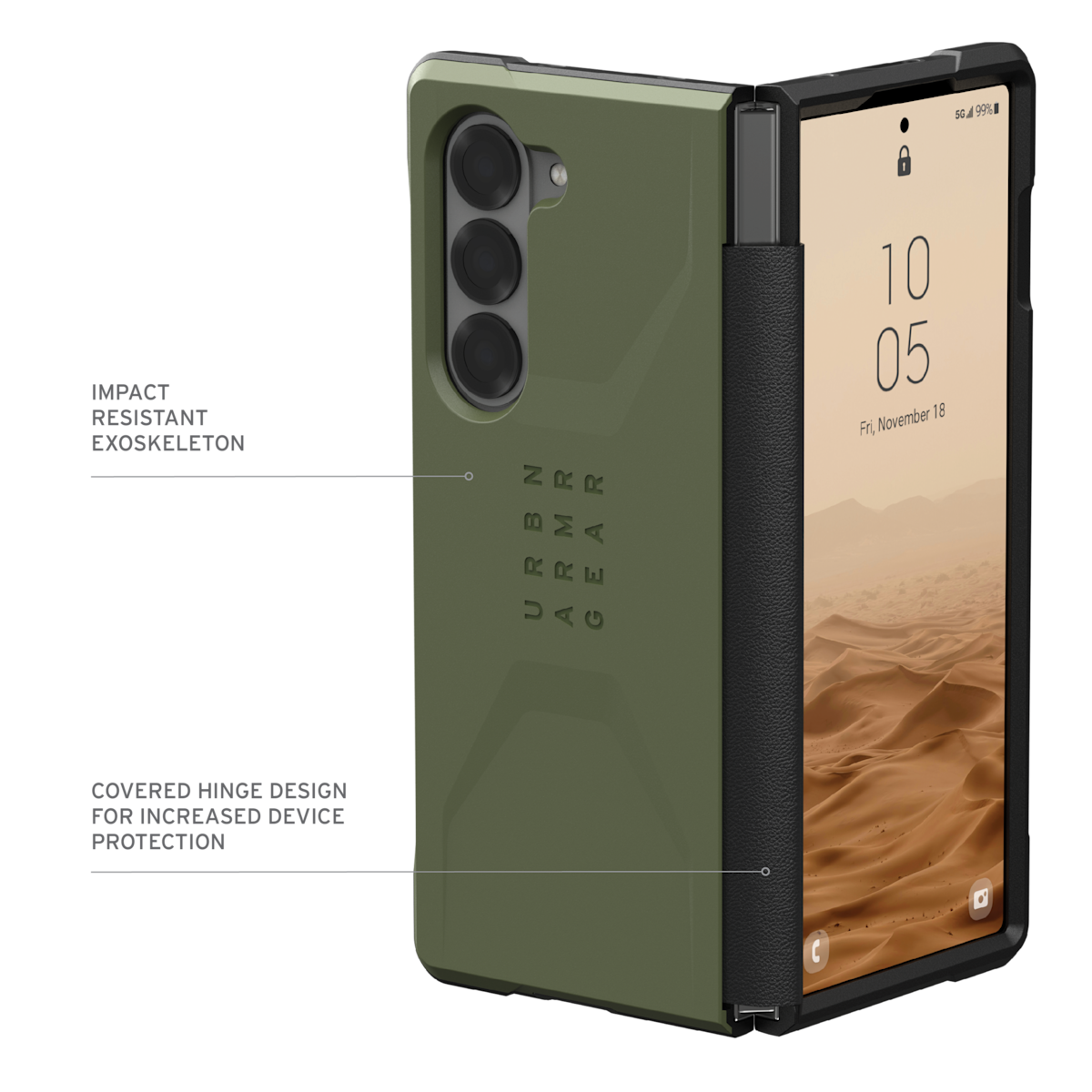 Samsung Galaxy Z Fold6 Case Slim Modern Civilian