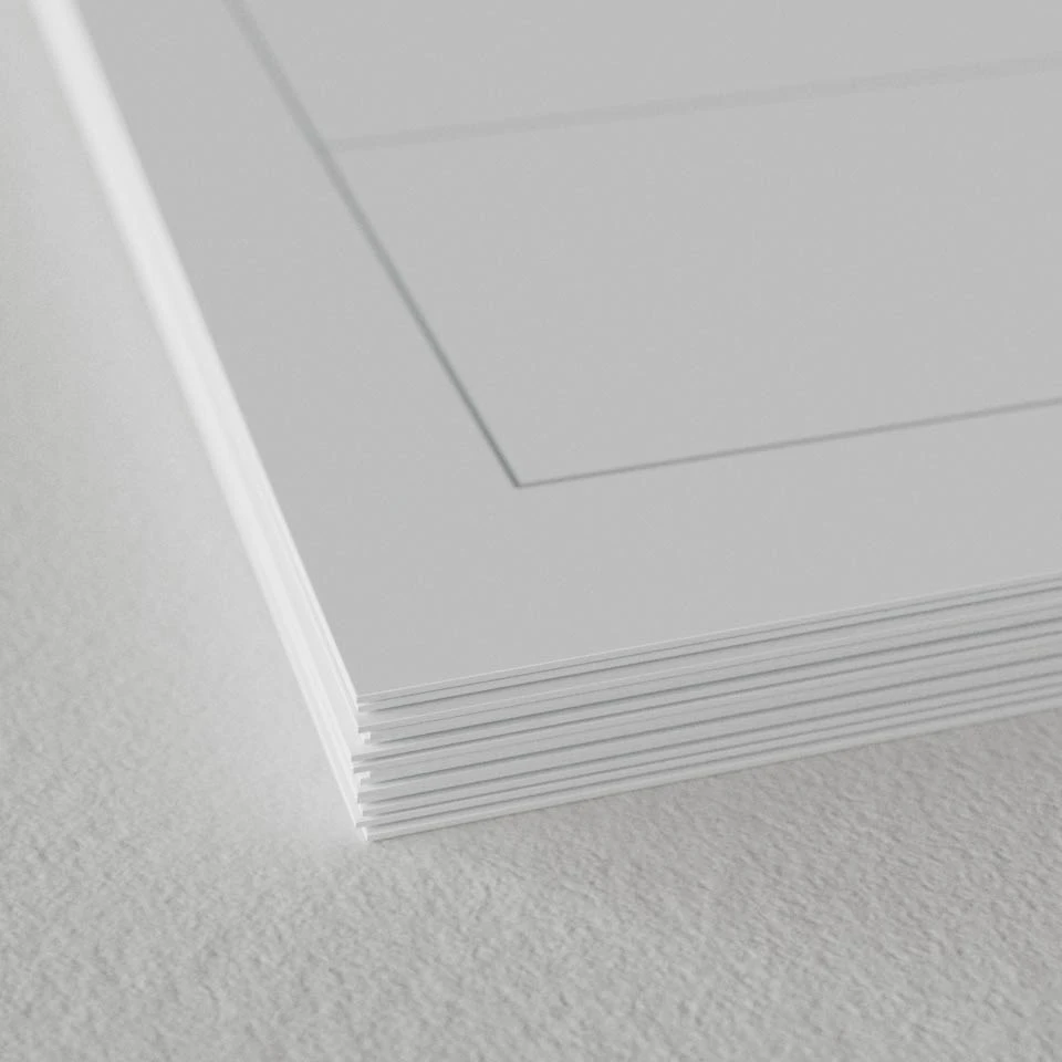 lulu interior paper 100# white coated calendar