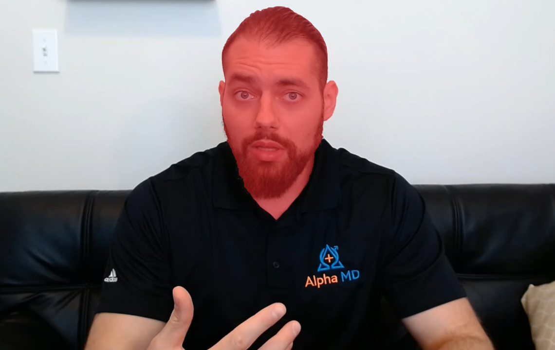 Facial Redness on Testosterone | Alpha MD