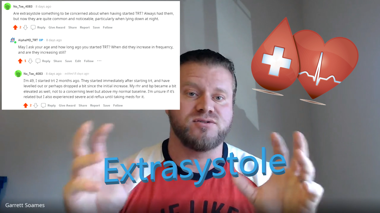 Heart Rate & TRT? Extrasystole? - Reddit AMA #2, Part 1 | Alpha MD
