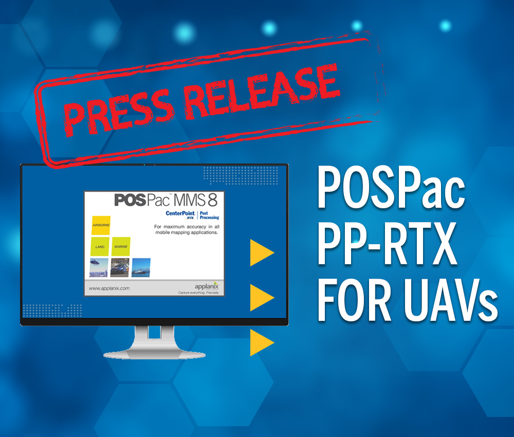 Applanix Enhances POSPac Trimble Post-Processed CenterPoint RTX Correction Service to Support High-A