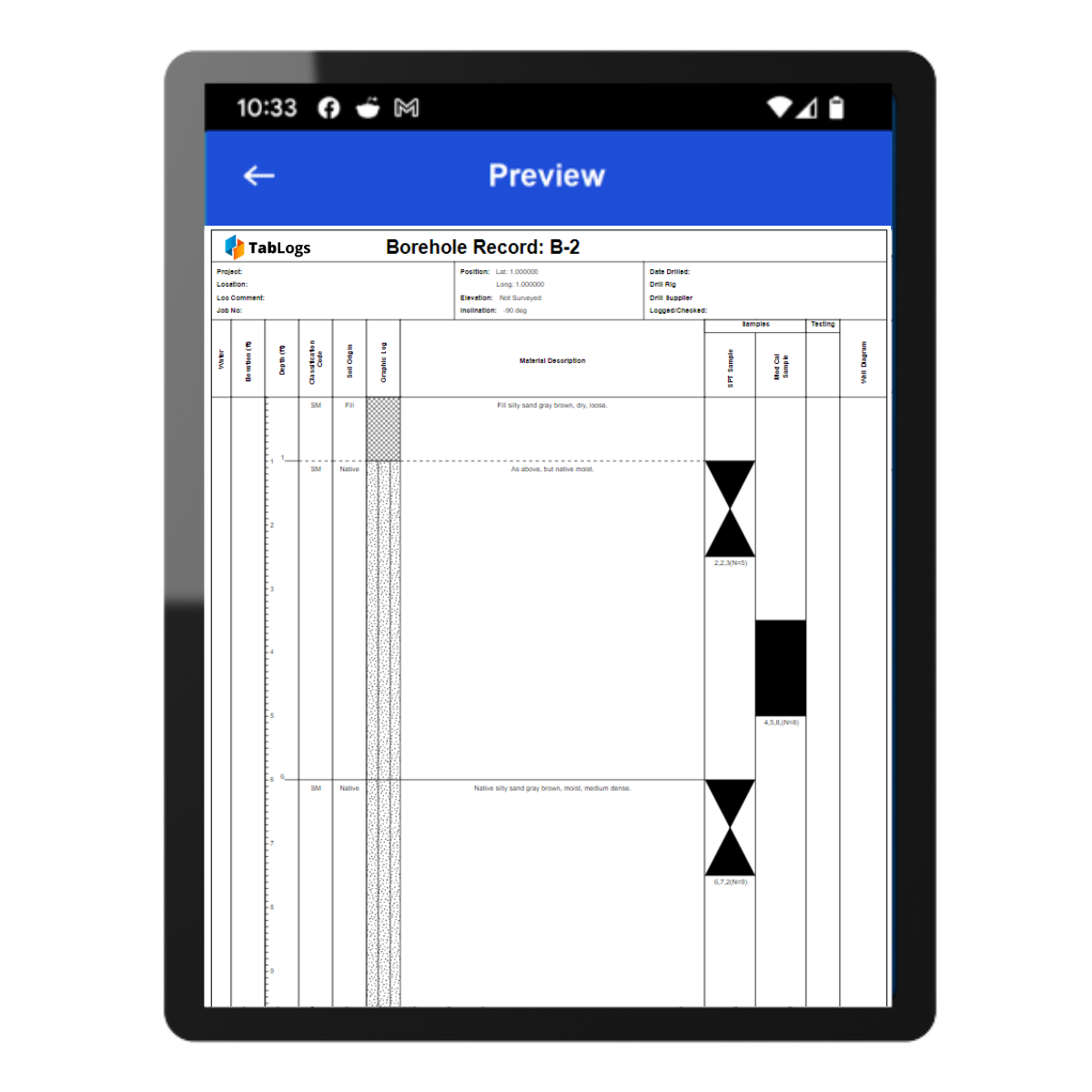 TabLogs | Geotechnical Data Collection, Reporting & Management