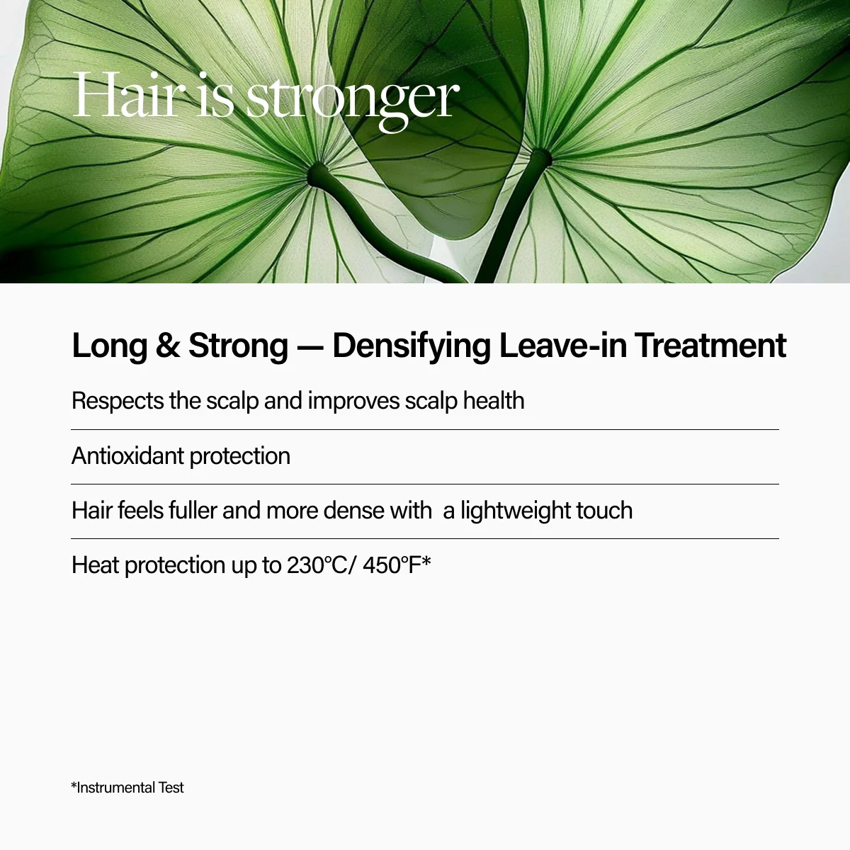 Keune Long & Strong leave-in for hair growth | Keune