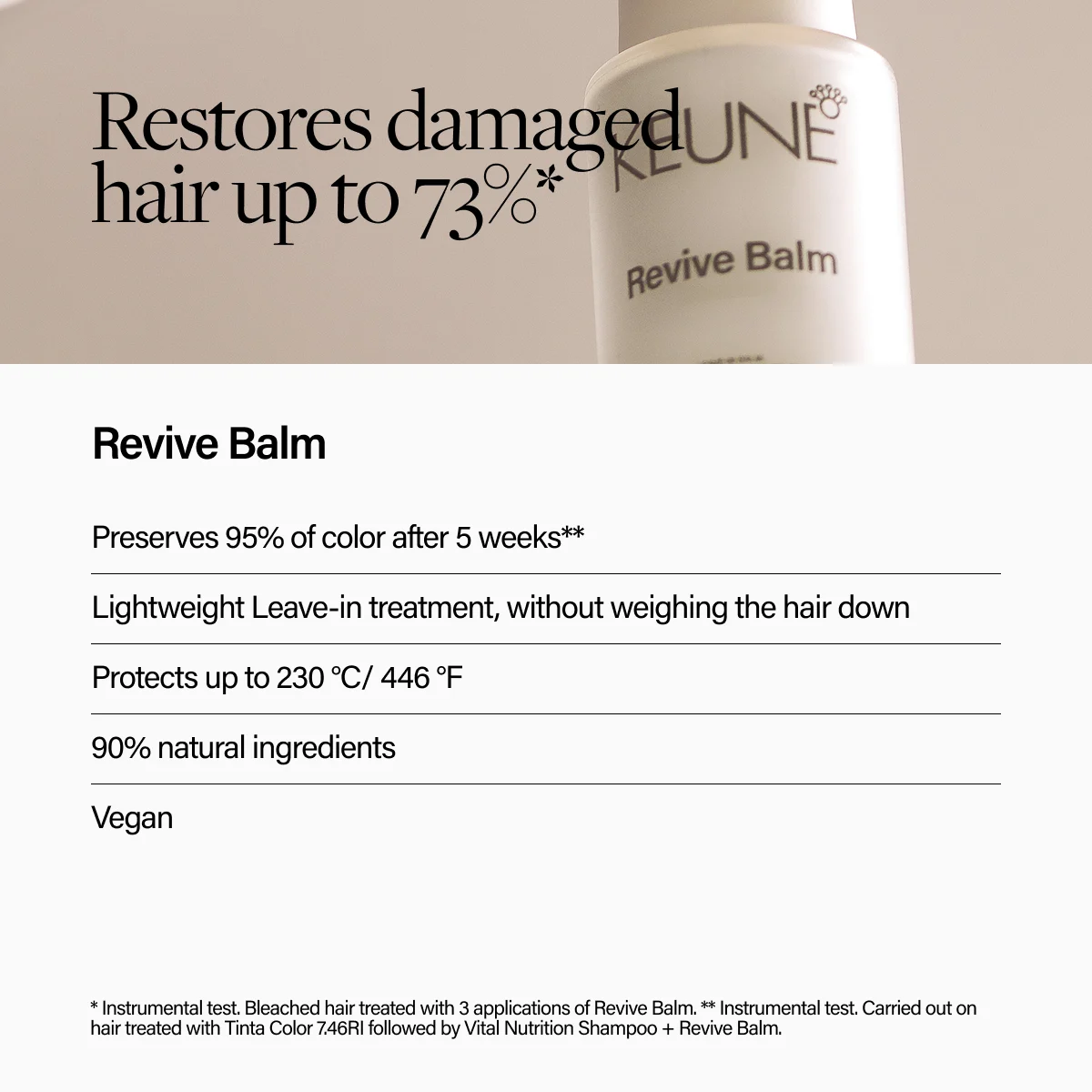 Revive Balm 50ml | Beat hair breakage and color fading | Keune ...