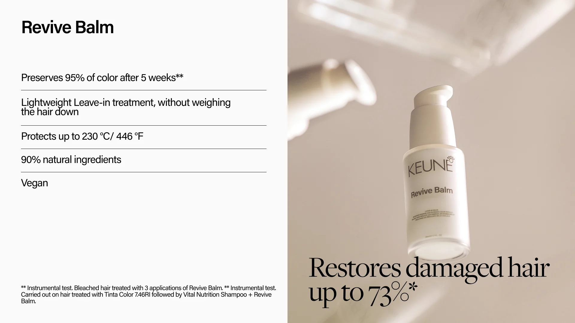 Revive Balm 50ml | Beat hair breakage and color fading | Keune ...