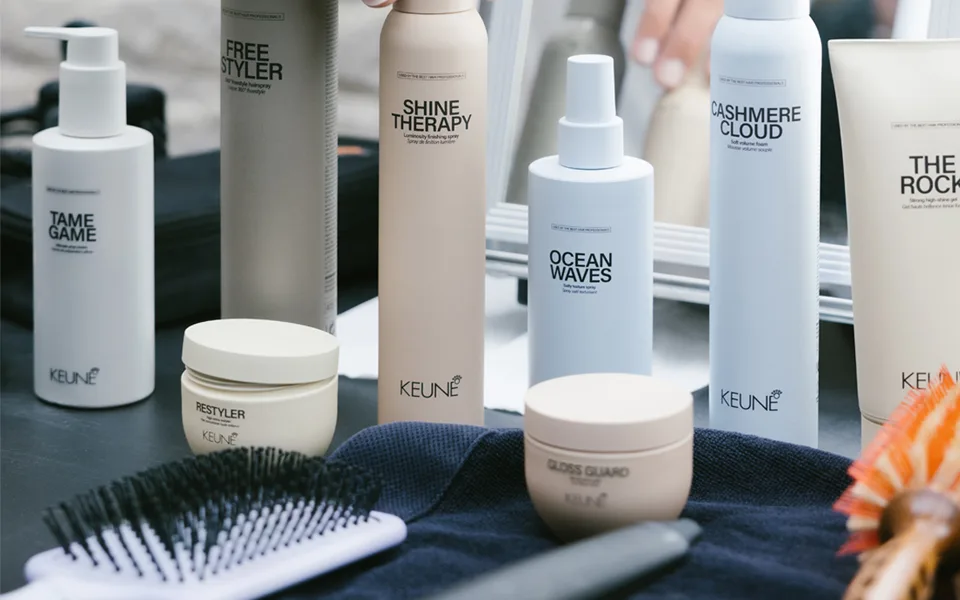 Keune Haircosmetics for professional salons and hair stylists