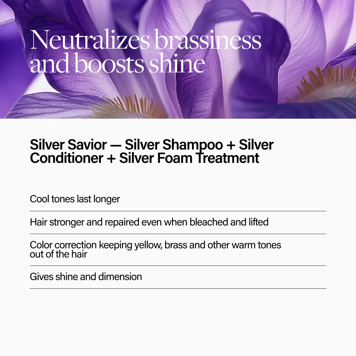 Keune Care Silver Savior Shampoo 300ml - Silver Shampoo