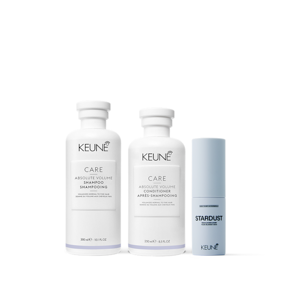 Keune Volume bundle: Volume boost with Absolute Volume and Stardust