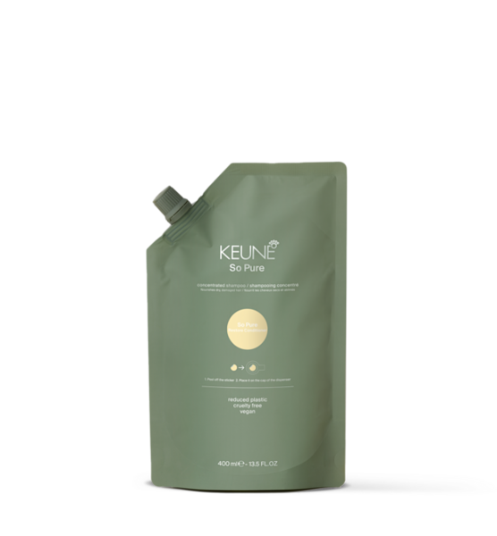 Professional vegan conditioner used by hairdressers