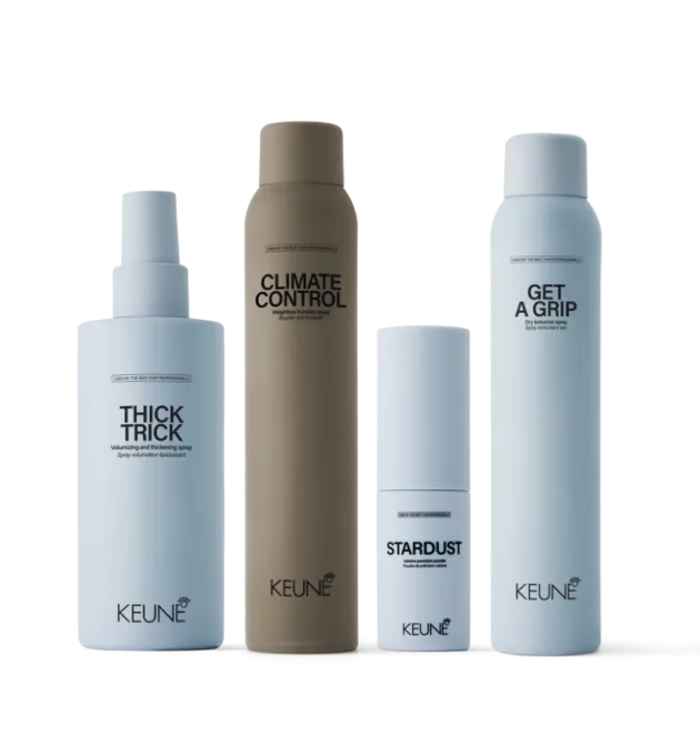 Keune hair styling products for every type of hair