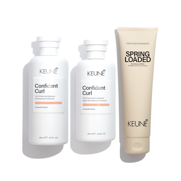 Keune Routine Curl | 3 produits de soin et de coiffage essentiels pour ...