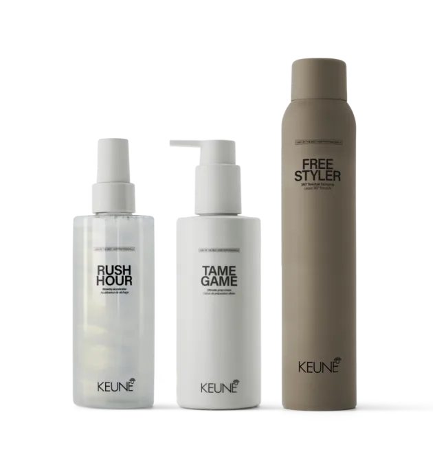 Keune hair styling products for every type of hair