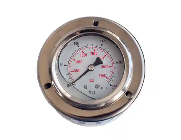 Detalles del producto Manómetro Conexión Trasera