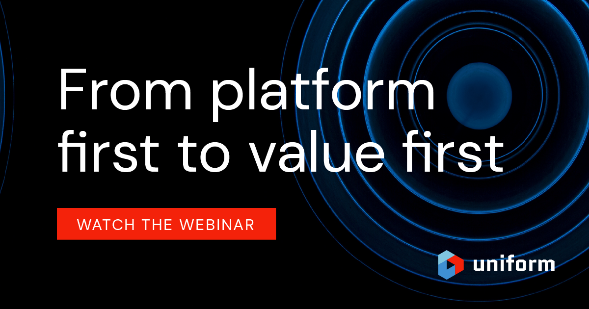 Composable future for digital experiences | Uniform Visual Workspace