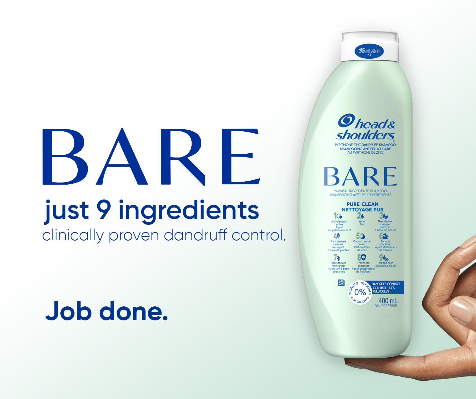 New Head & Shoulders BARE Sulfate Free Dandruff Shampoo New Head & Shoulders BARE Sulfate Free Dandruff Shampoo
