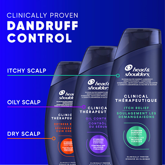 Clinical Dryness Rescue Shampoo, for Stubborn Dandruff