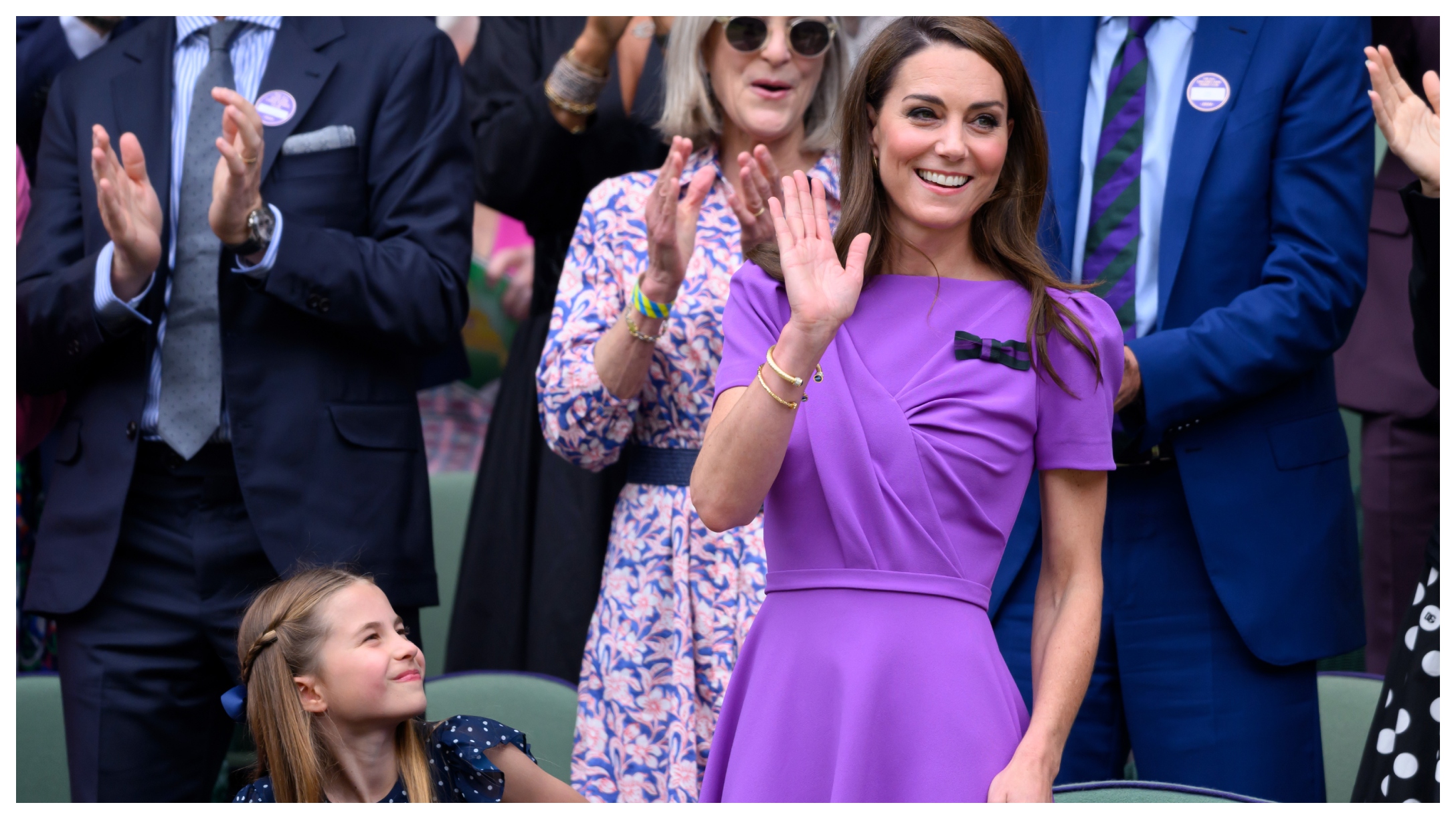 Princess Charlotte Beams With Pride as Kate Middleton Receives Standing ...