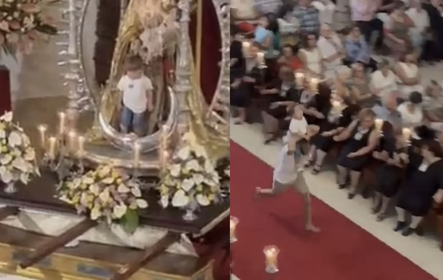 Man Stuns Churchgoers After Running Down Aisle and Leaving Child on the ...