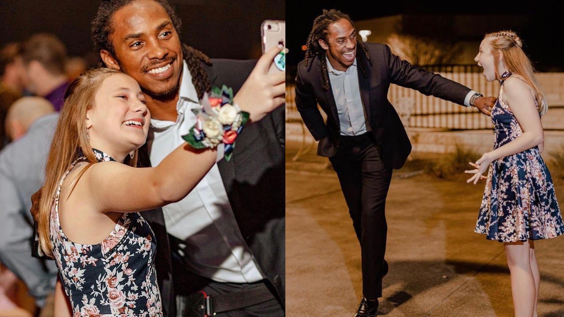 NFL Star Takes 11-Year-Old Fan to Father-Daughter Dance After Hearing ...