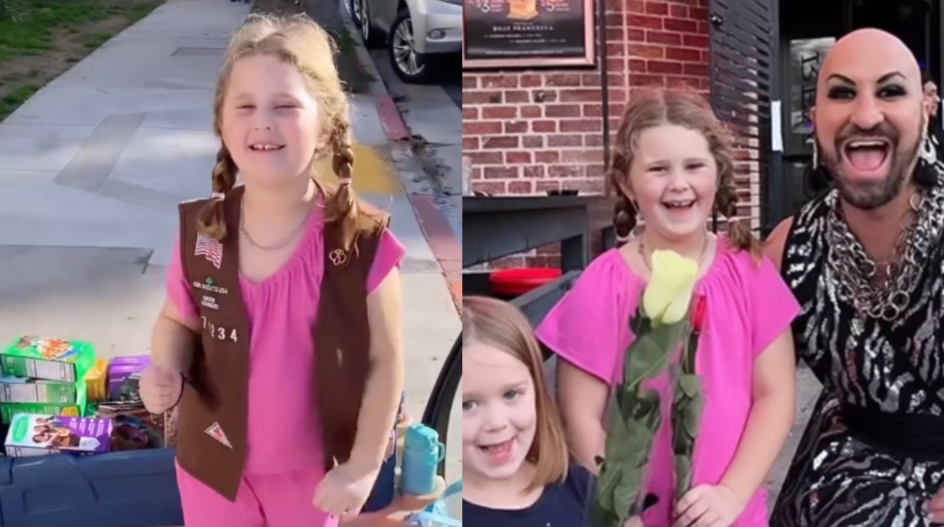 A LGBTQ+ Community Helped a 7-Year-Old Girl Scout Sell Her Entire Stash ...
