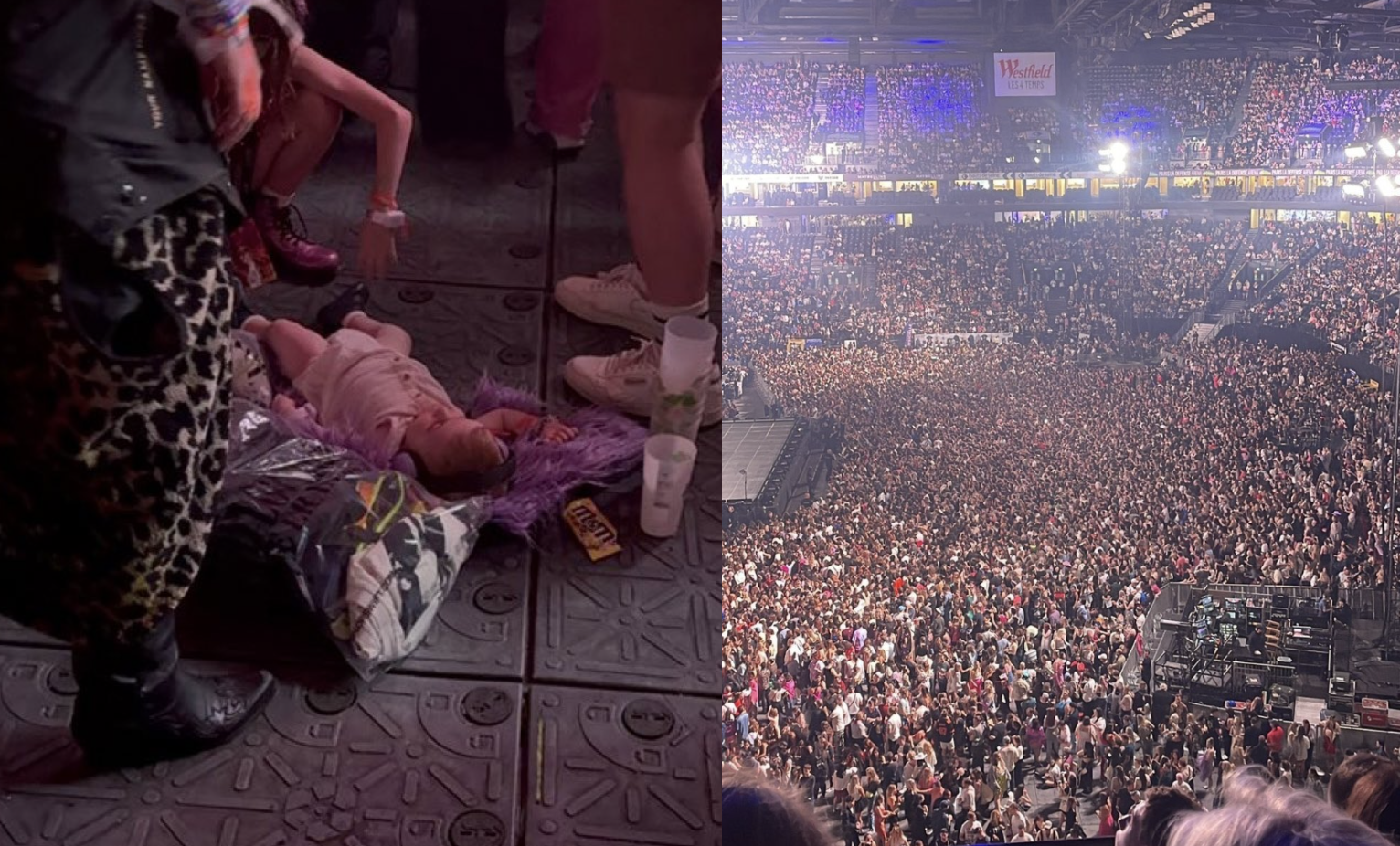 Folks Outraged After Discovering a Baby Asleep on the Floor at Packed ...