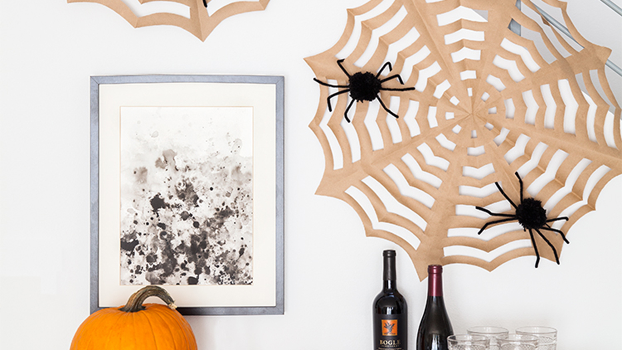 Halloween Craft Paper Spider Web | Mom.com
