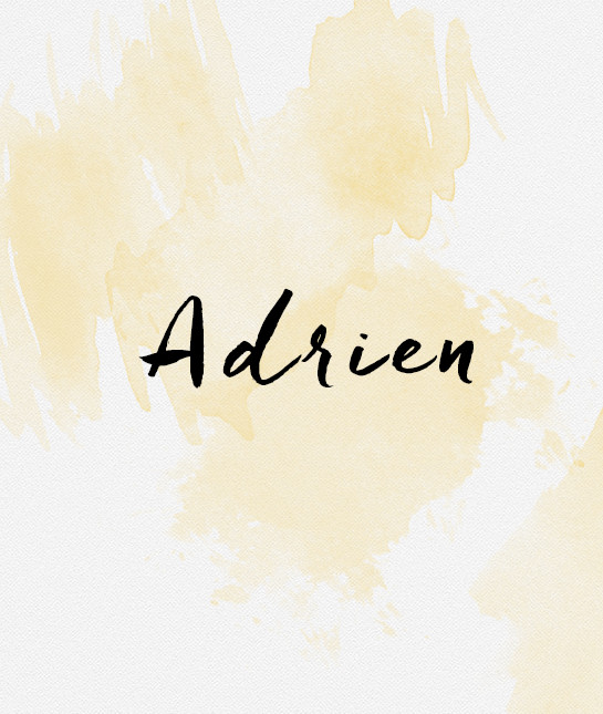 The Name Adrian In Cursive