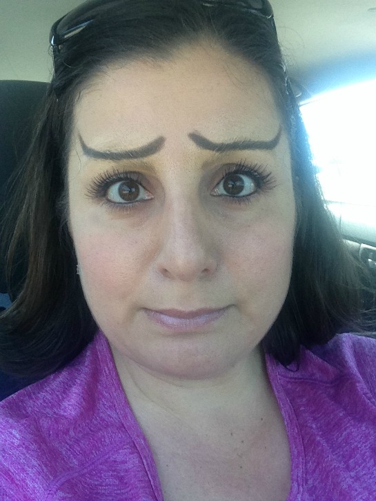Sharpie Eyebrows