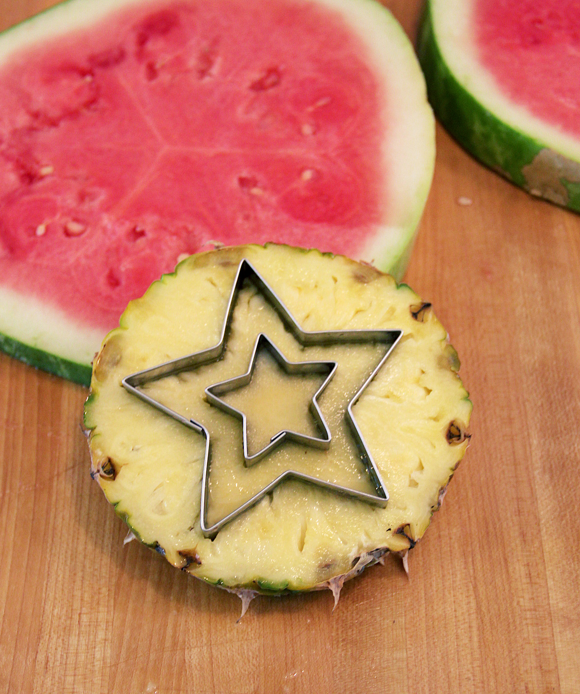 Using Fruit Cut Out Cookie Cutter