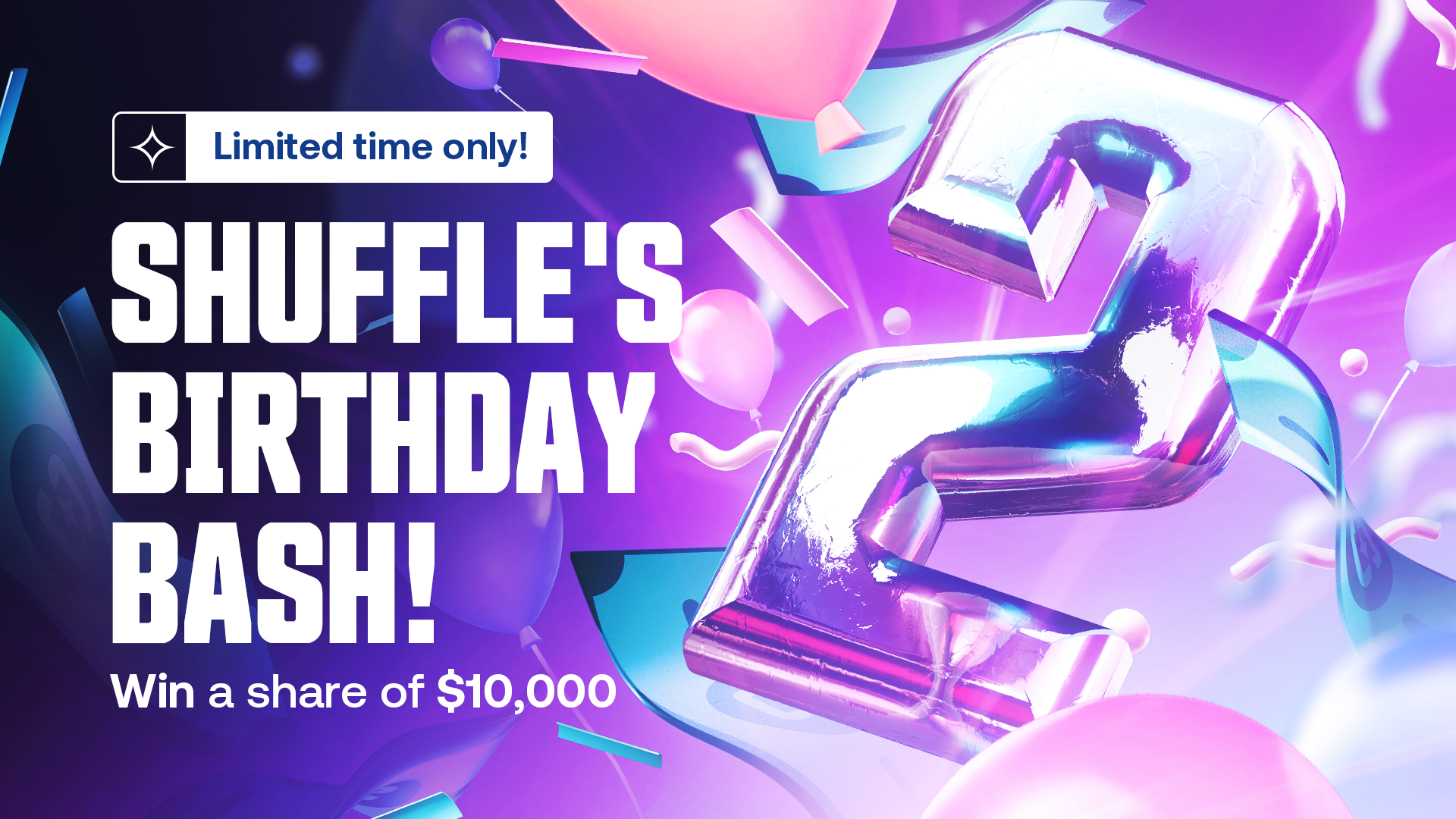 Shuffle's Birthday Bash | Shuffle - VIP Crypto Casino