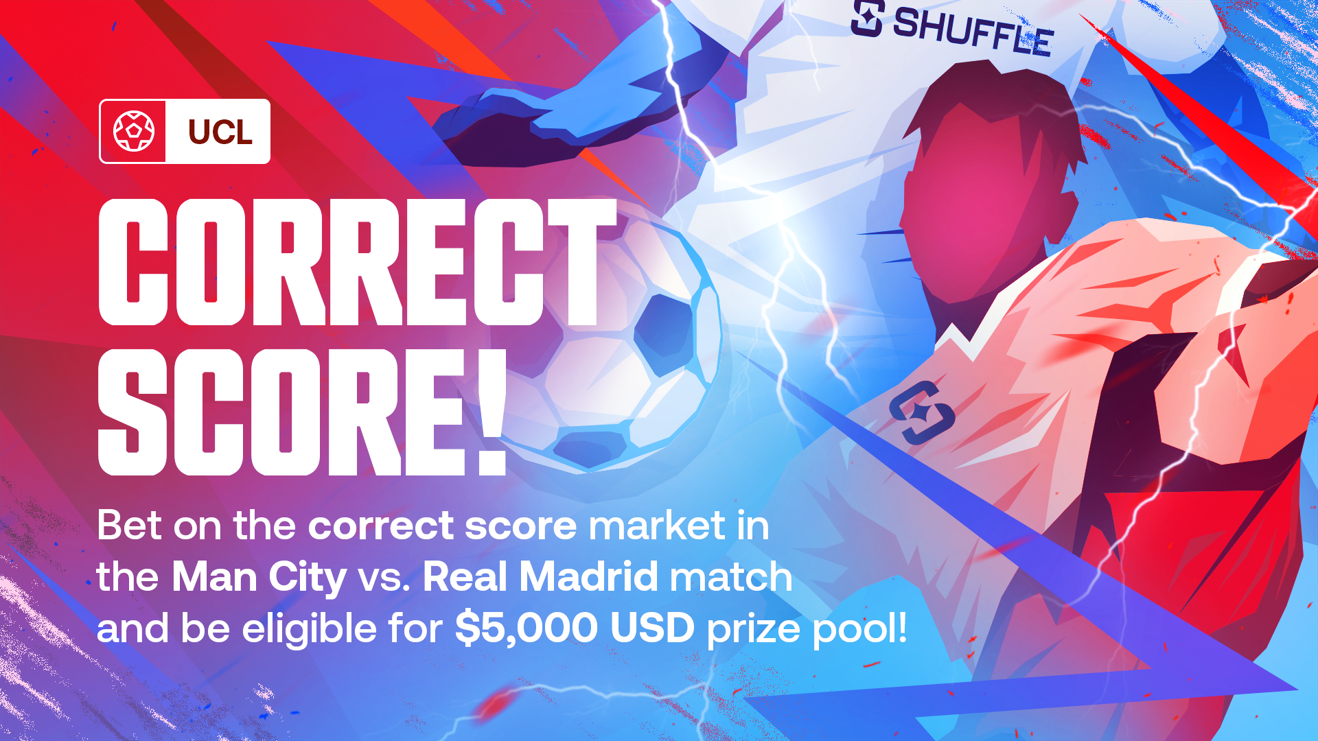 UCL: Correct Score - Man City vs Real Madrid | Shuffle - VIP Crypto Casino