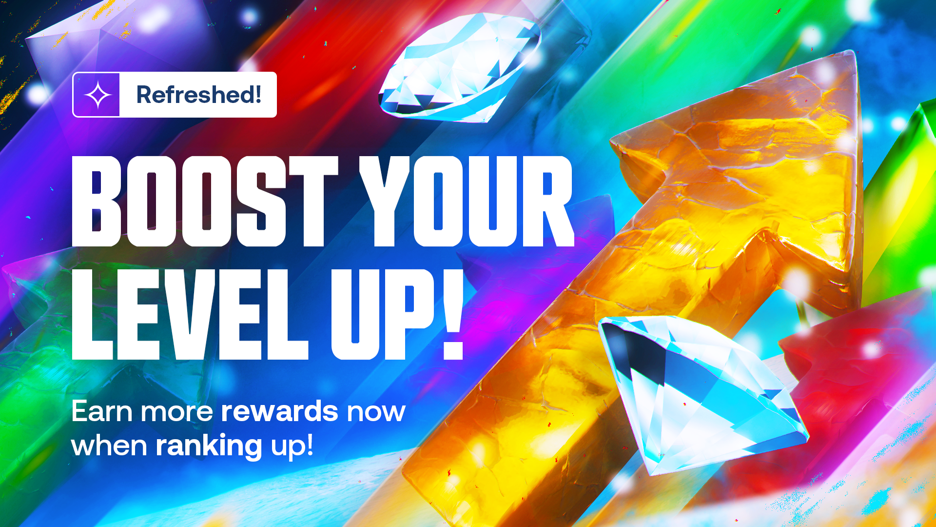 Shuffle is boosting level up rewards! | Promotion | Shuffle - VIP加密货币赌场