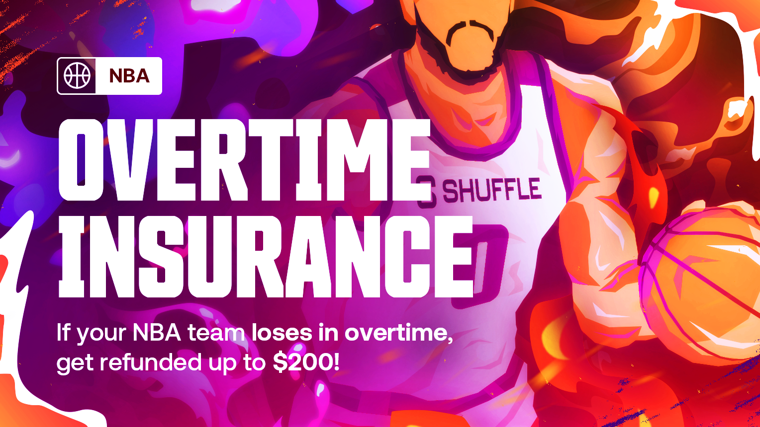 NBA: Overtime Insurance Refund | Shuffle - VIP Crypto Casino