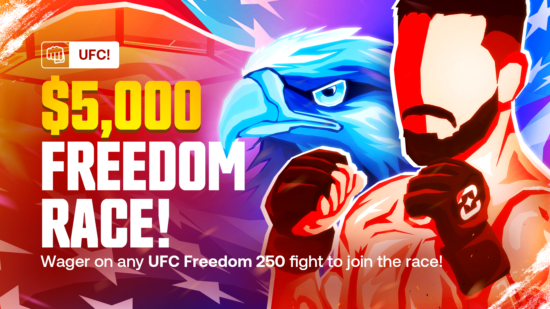 $5,000 - UFC Freedom 250! | Shuffle - VIP Crypto Casino