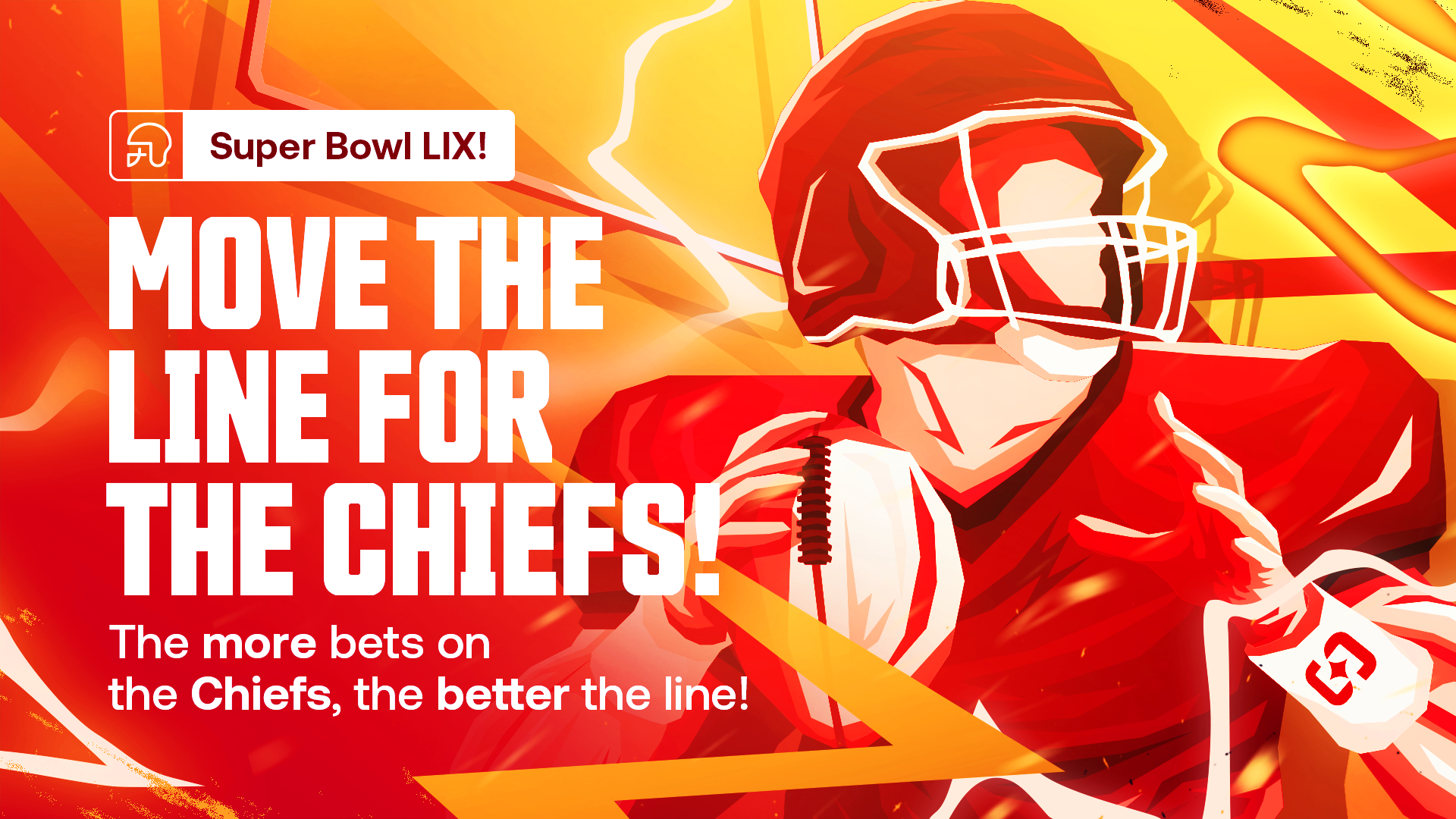 Move The Line for the Chiefs! | Promotion | Shuffle - VIP加密货币赌场