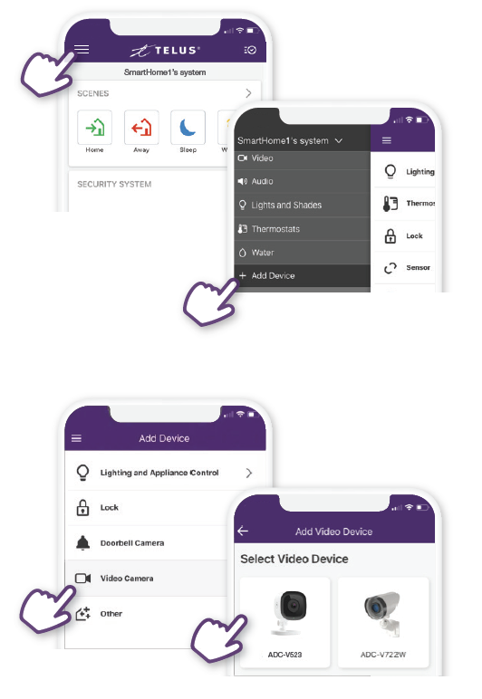Installing your Indoor Camera (V523 model) | TELUS Support