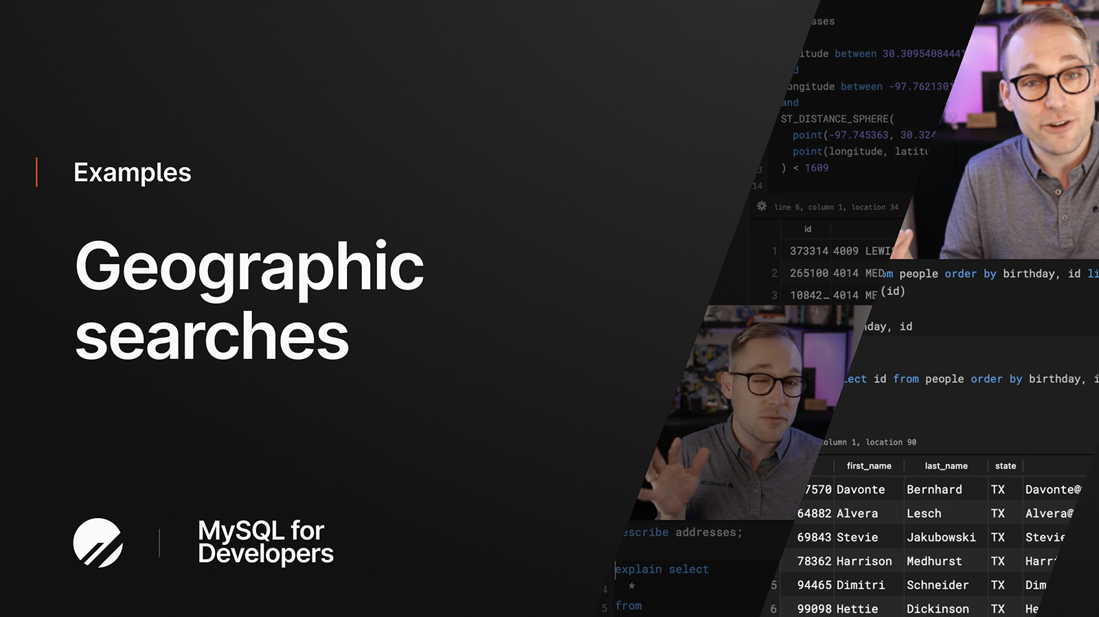 Geographic Searches — Mysql For Developers — Planetscale 
