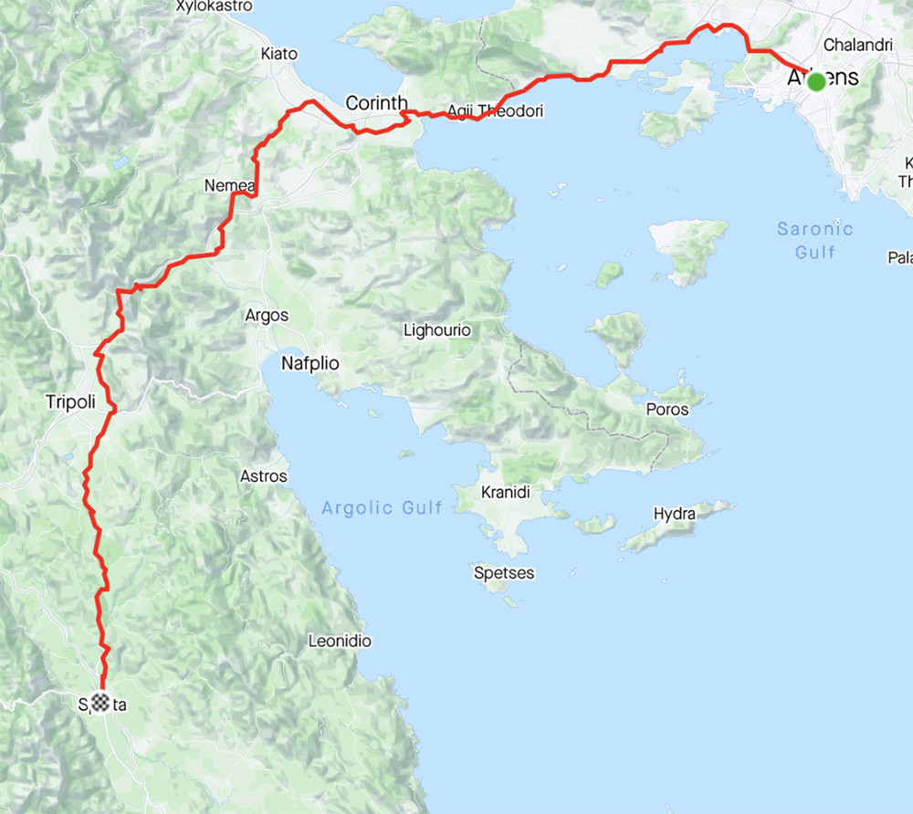 Pheidippides Route