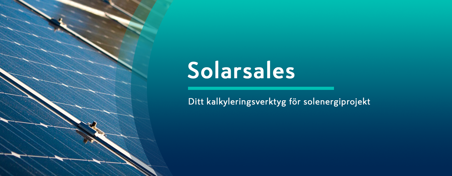Solarsales: Kalkyleringsverktyg för solenergiprojekt | Onninen