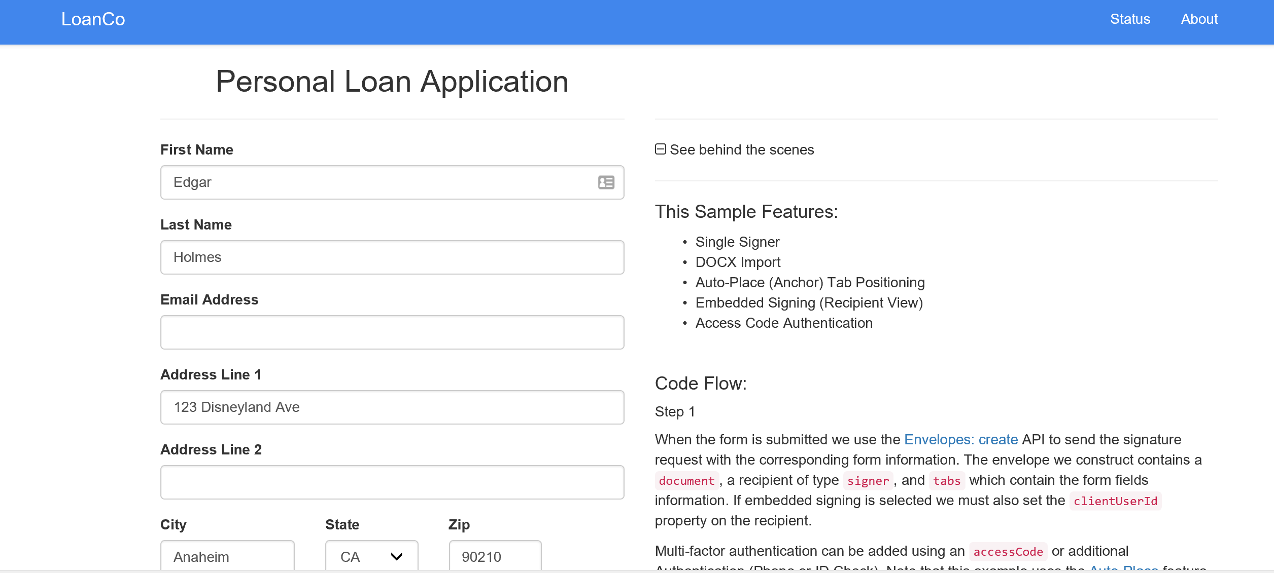 You’re approved: New LoanCo sample app now available