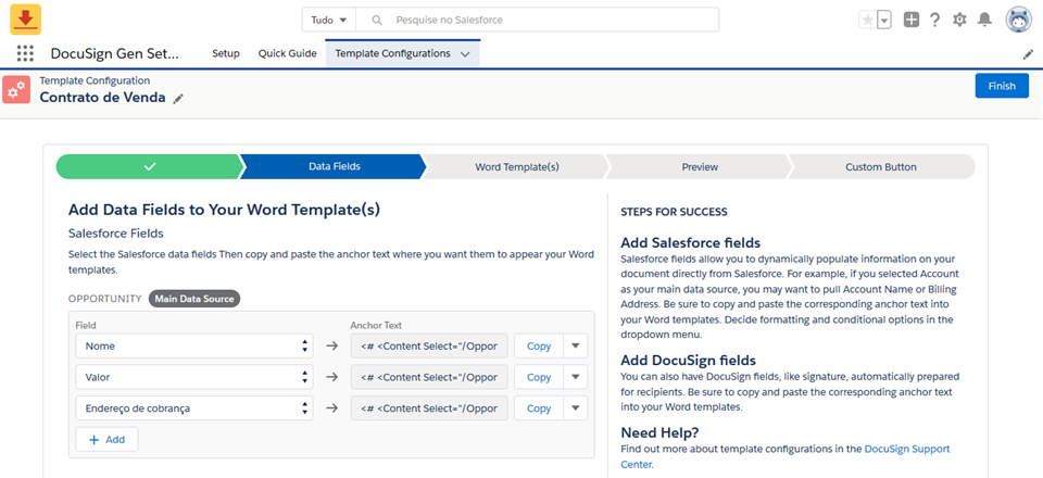 Transforme as vendas da sua empresa com Docusign Gen para Salesforce