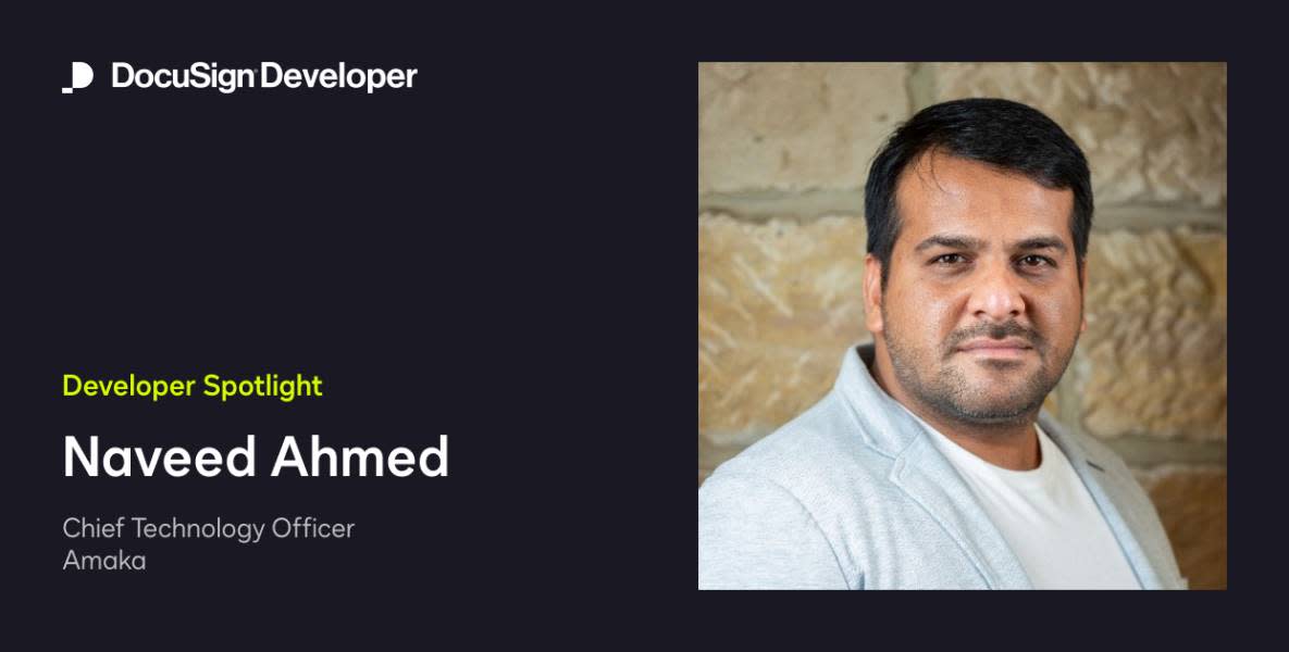 Developer Spotlight: Naveed Ahmed, Amaka