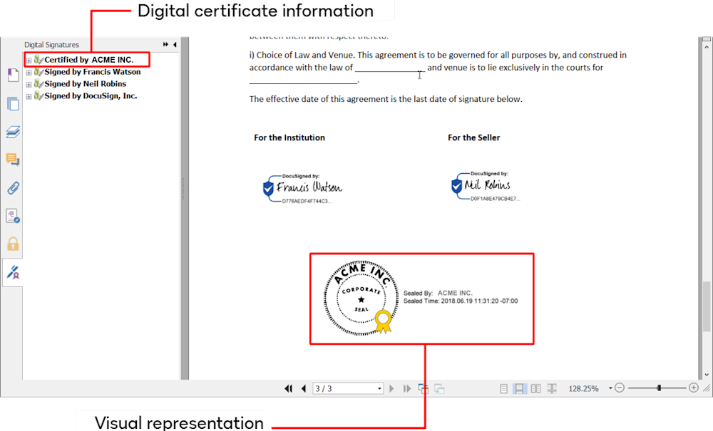How to certify your documents using a Docusign electronic seal via API
